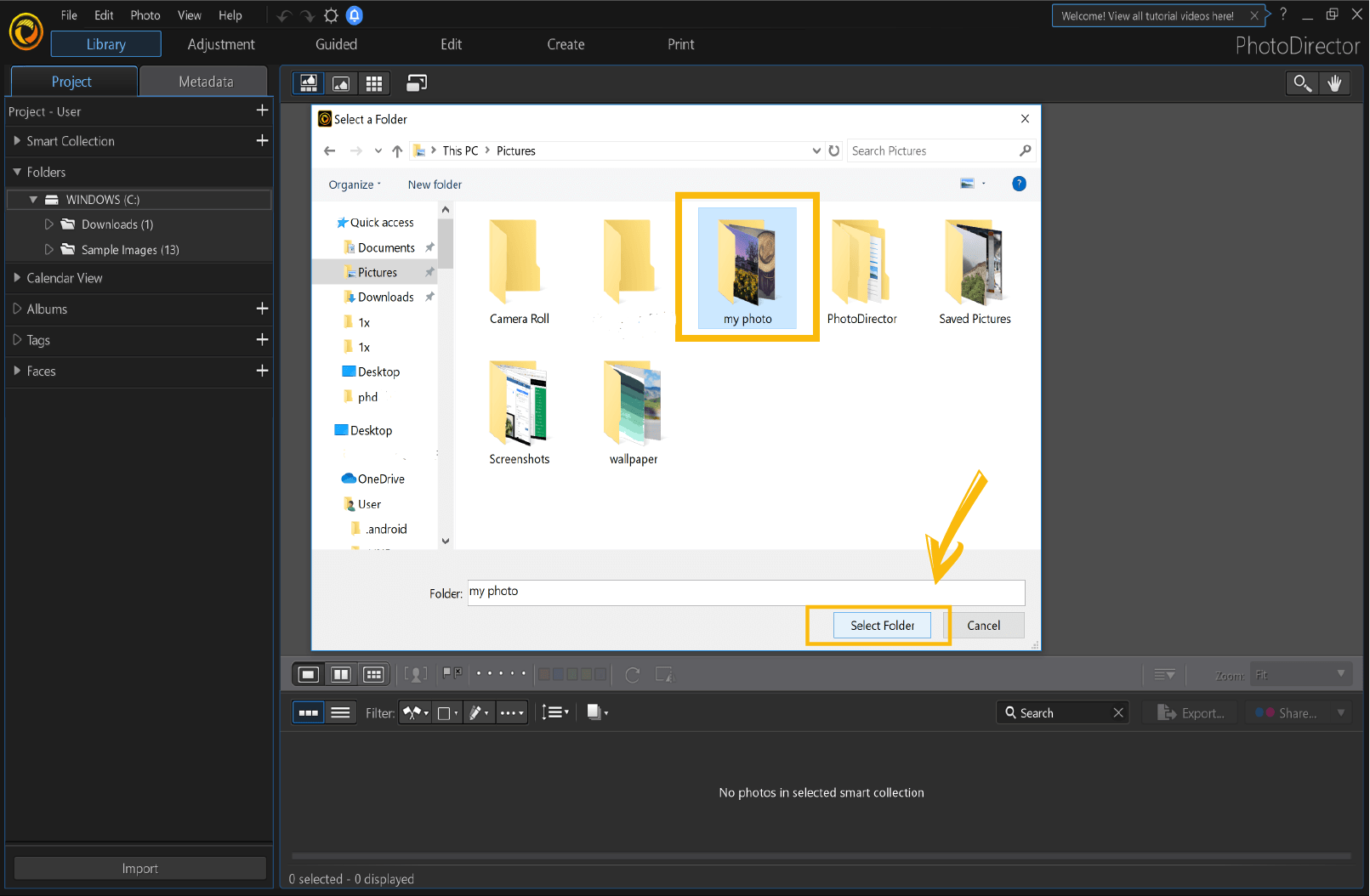 How to Import and Organize photos