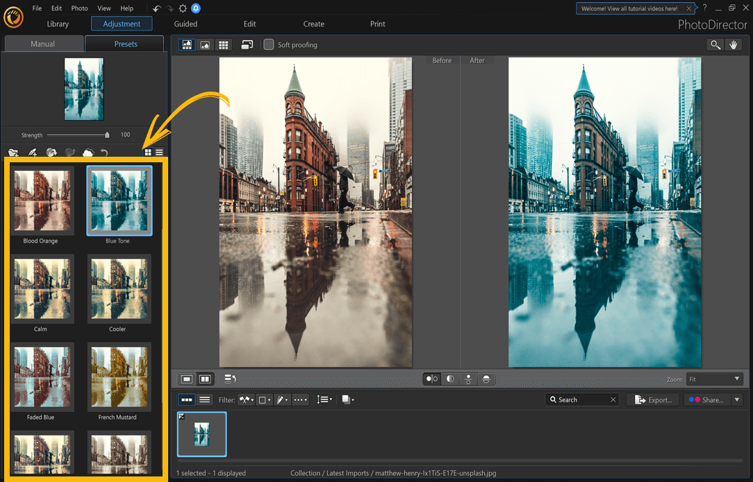 Basic Photo Editing with Global/Regional Adjustment Tools
