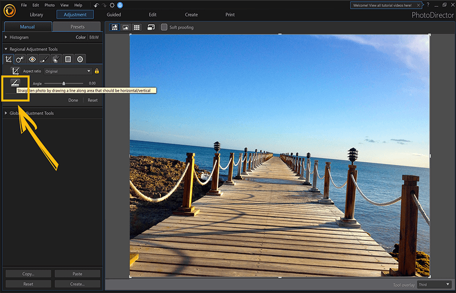 Basic Photo Editing with Global/Regional Adjustment Tools