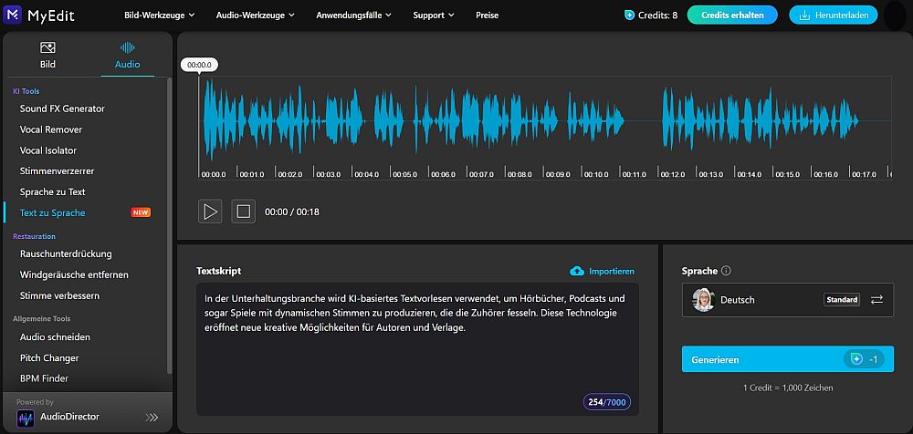 Text vorlesen lassen: Mit Text-to-Speech KI online und kostenlos