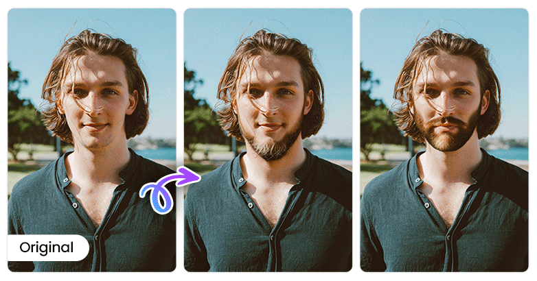 Männer-Frisuren und Bart-Styles testen mit der besten KI-App