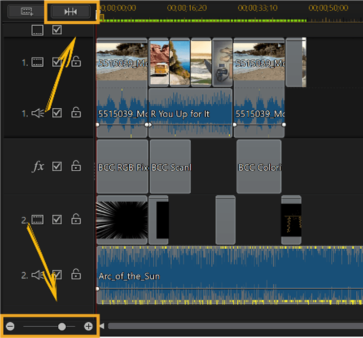 Familiarizarse con la interfaz de PowerDirector