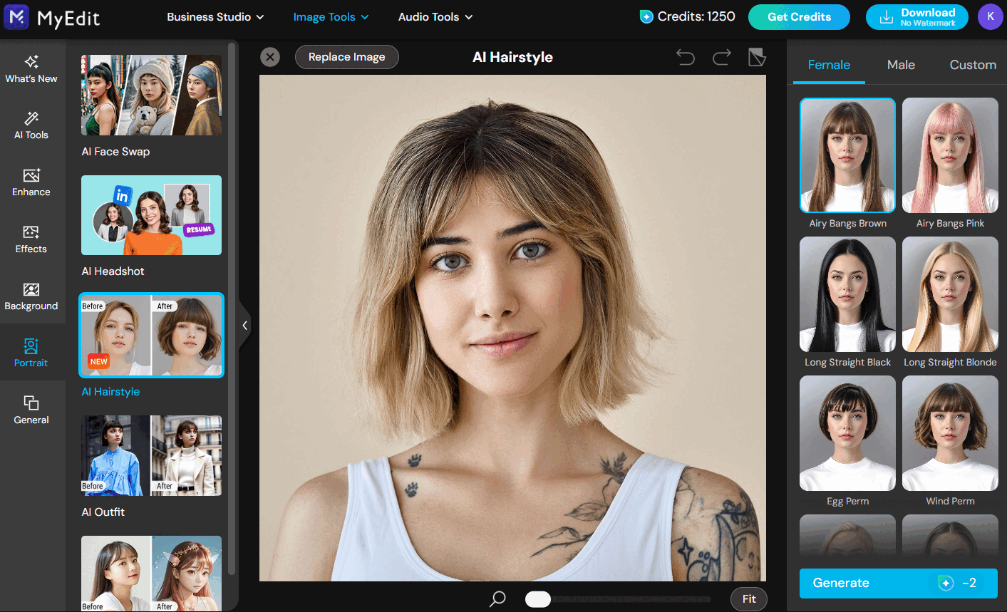 Free Bangs Filter: See How You Would Look with Bangs