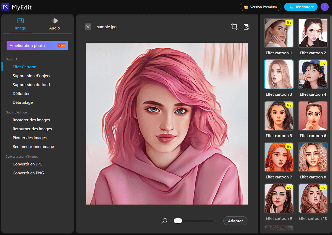 7 meilleurs outils pour transformer une photo en cartoon en ligne