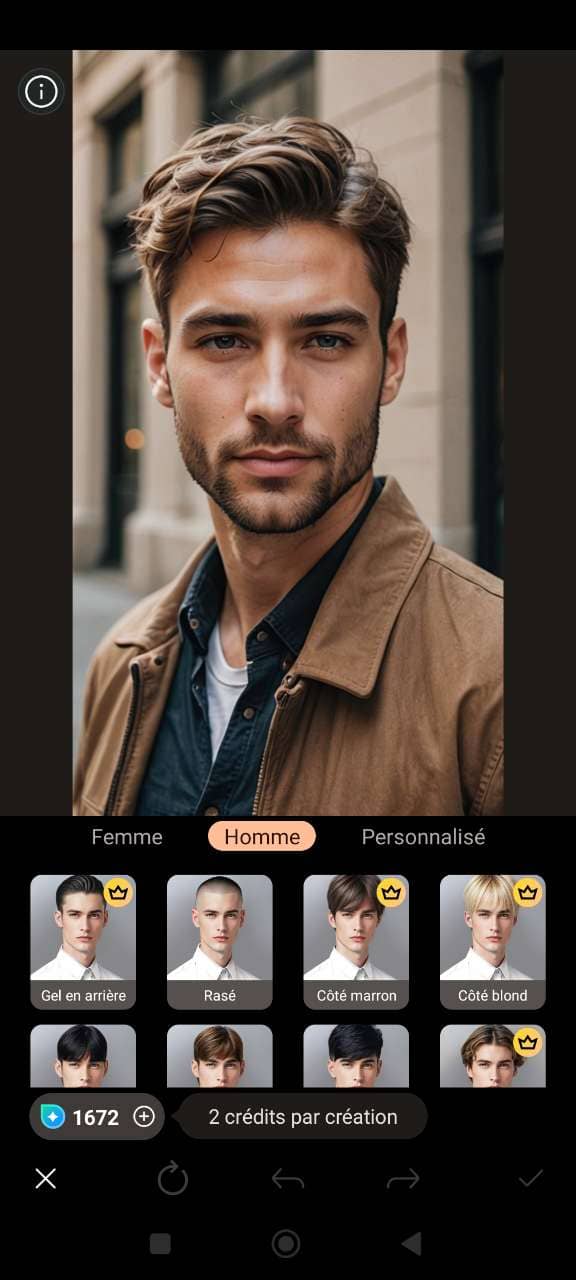 Simulateur De Coupe De Cheveux Homme