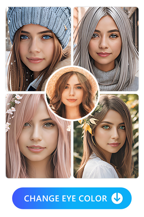 Change Eye Color in Photos with the Best Online Eye Color Changer