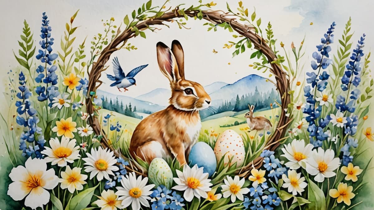 Frohe Ostern-Bilder: Gratis herunterladen oder selbst gestalten