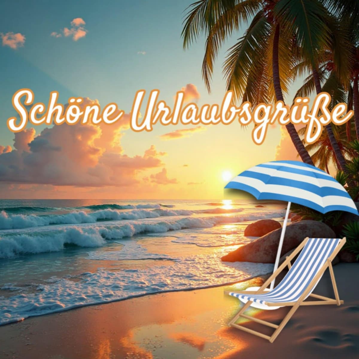Urlaubsgrüße als Bilder für WhatsApp - Kostenlos & persönlich